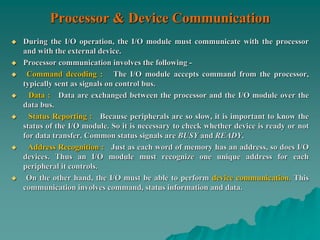 MODULE 5-1.computer organization and archit | PPTX | Operating Systems ...