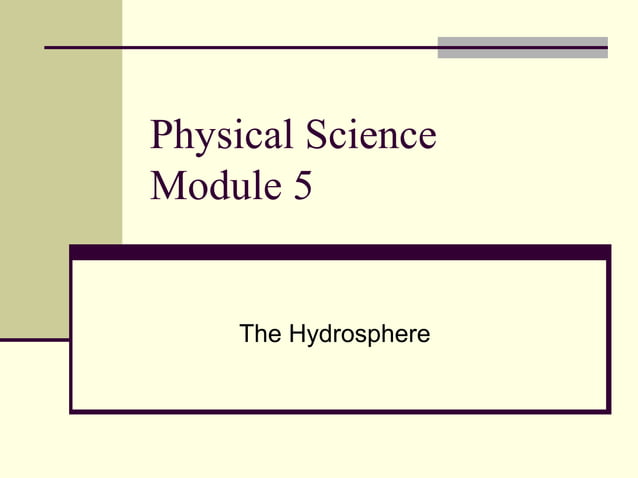 Module 5 - Physical Science | PPT | Geology | Science