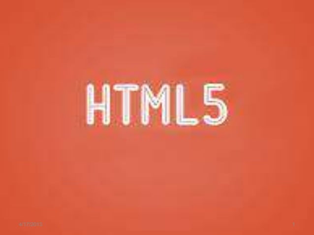 html5 | PPT | Free Download