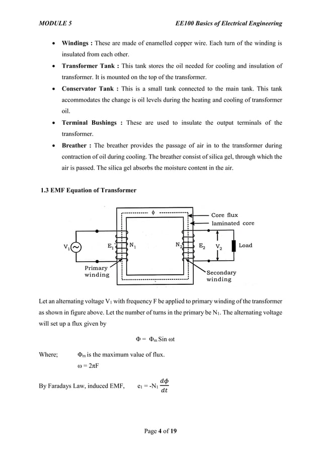 Basics of Electrical Machines | PDF