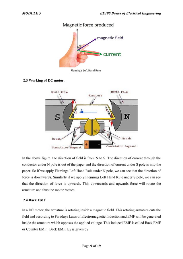 Basics of Electrical Machines | PDF