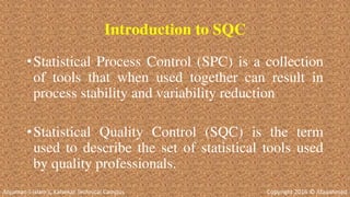 Statistical Quality Control & SQC Tools | PDF