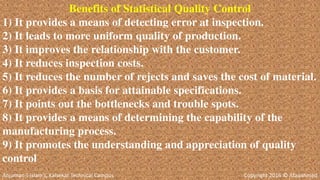 Statistical Quality Control & SQC Tools | PDF