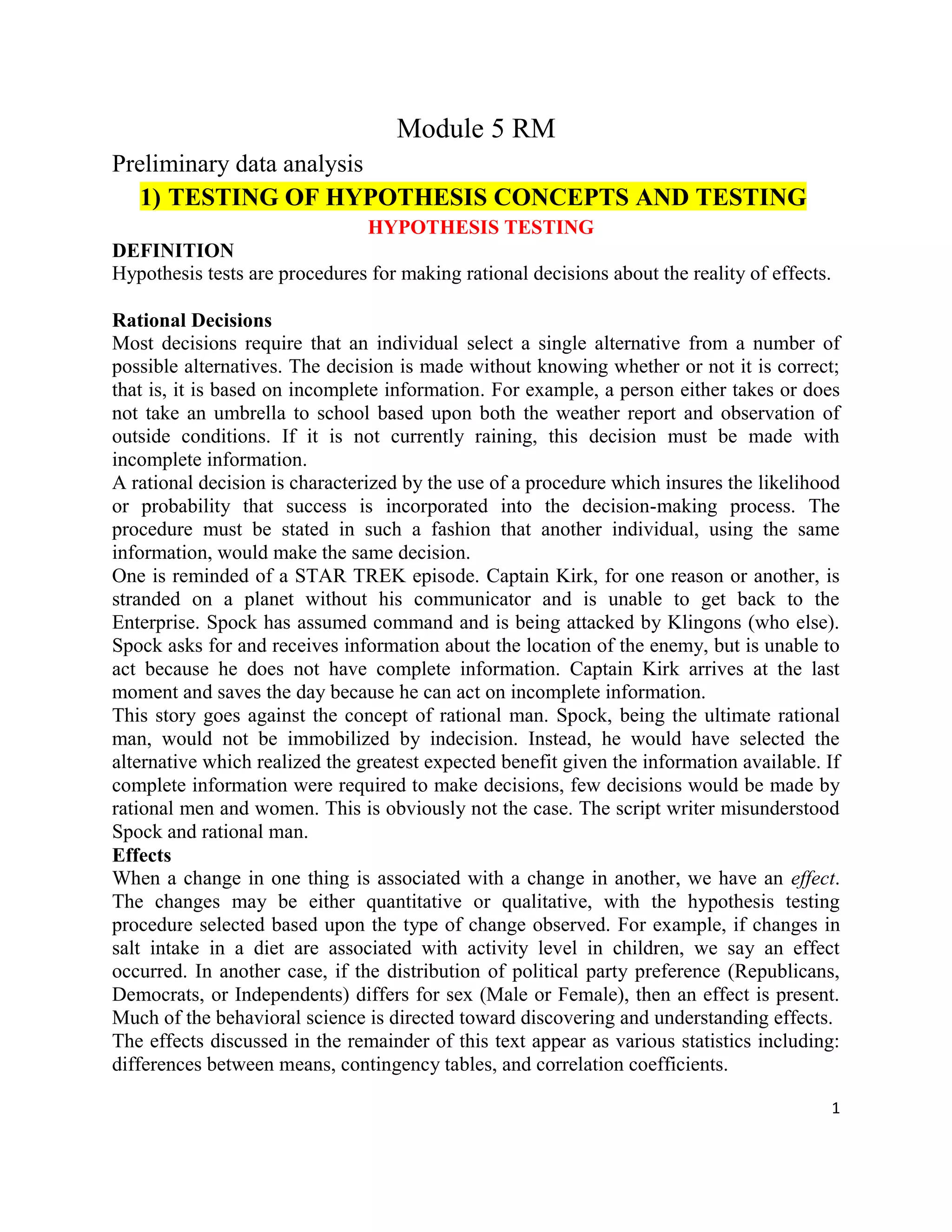 Research Methodology Module-05 | PDF
