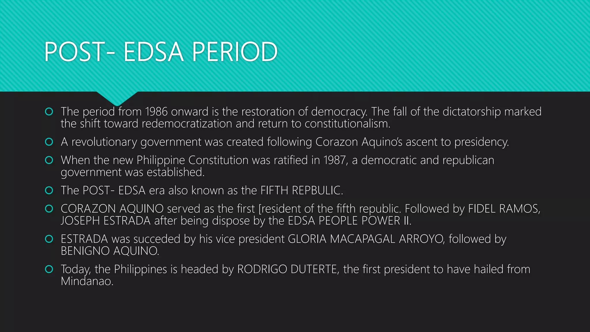 Module 5: HISTORICAL DEVELOPMENT OF PHILIPPINE DEMOCRATIC POLITICS | PPTX
