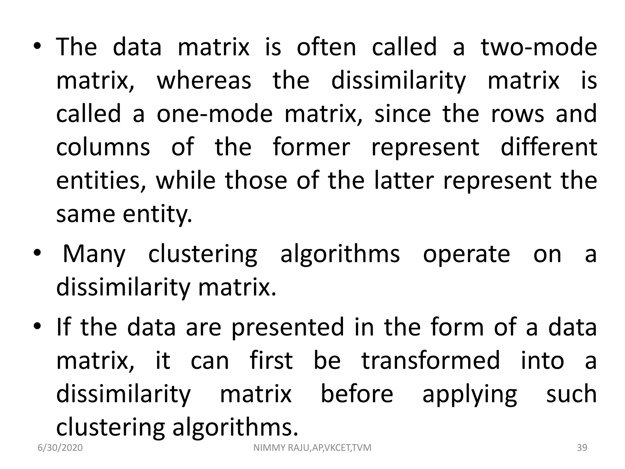 CS 402 DATAMINING AND WAREHOUSING -MODULE 5 | PPTX