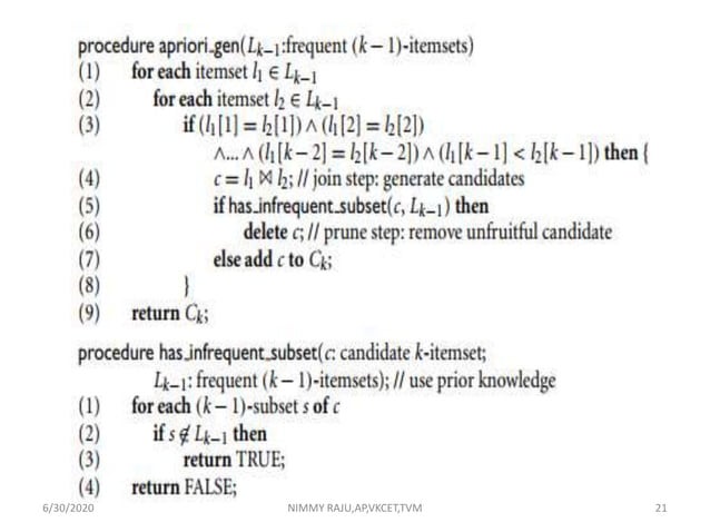 CS 402 DATAMINING AND WAREHOUSING -MODULE 5 | PPTX