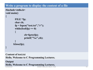 EST 102 Programming in C-MODULE 5 | PPTX