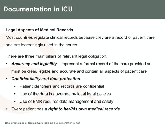 Module 5.1 Documentation in ICU | PPTX | Healthcare Industry | Industries