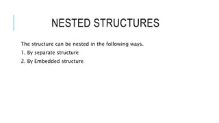 Module 5-Structure and Union | PPT