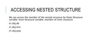 Module 5-Structure and Union | PPT