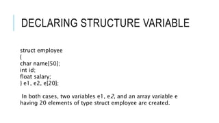 Module 5-Structure and Union | PPT