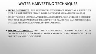 Module 5 – Water Harvesting and Conservation | PPTX