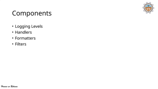 Module 5 logging and its uses ----------------------- | PPT