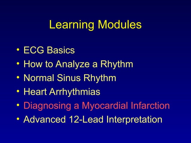 Module on ecg rhythm interpretation management | PPT