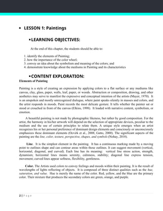 MODULE 5 - ARTS APPRECIATION JHSHOJAOPSKPDKPDJKDH | DOCX