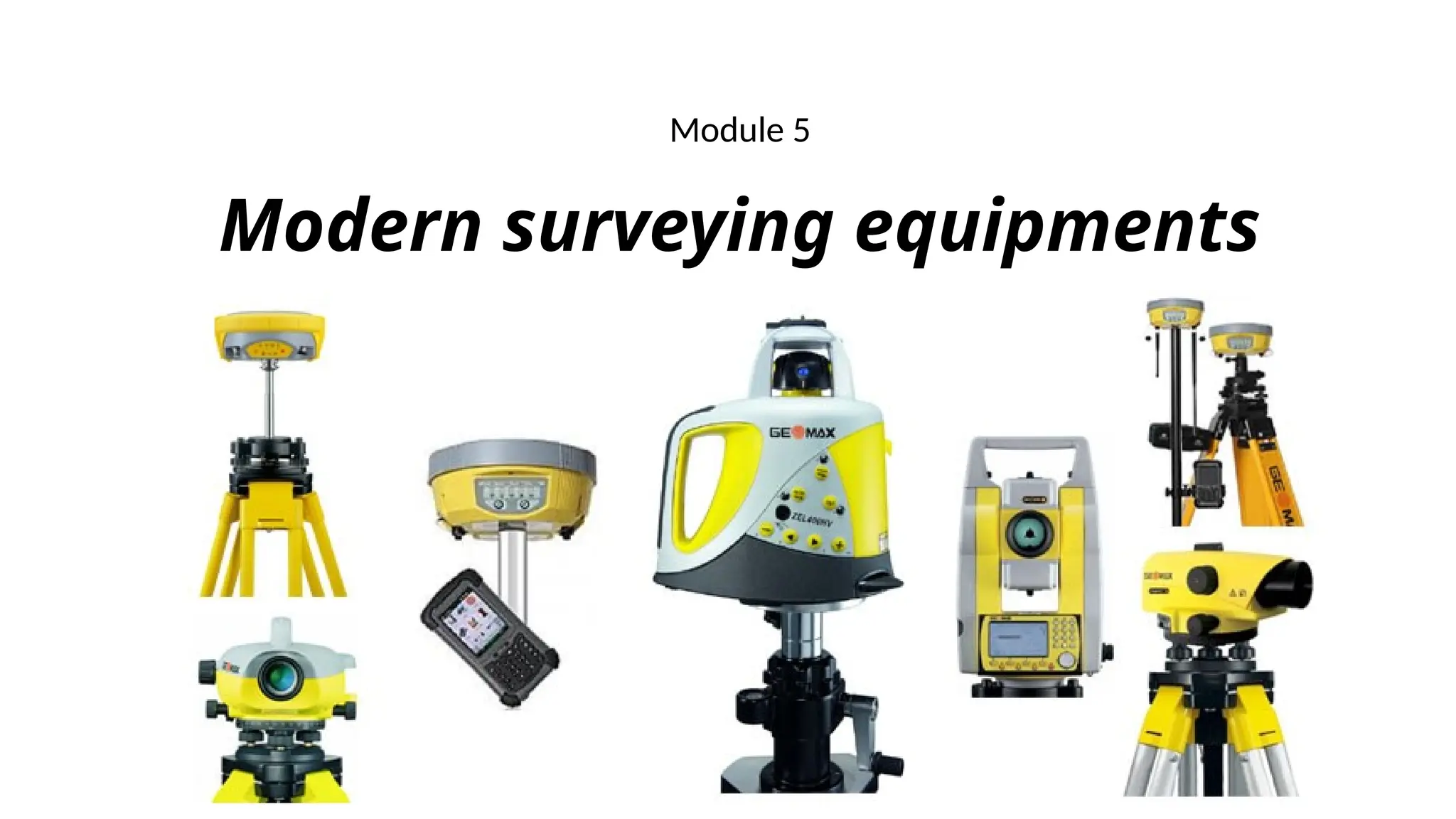 Modern surveying equipment, total station, LIDAR | PPTX