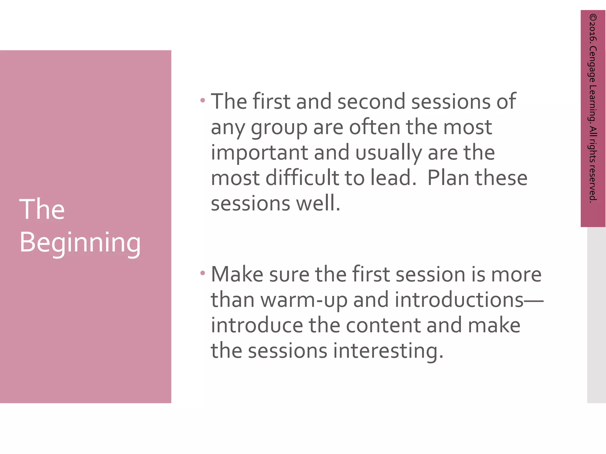 Module 5 beginning of a group | PPTX