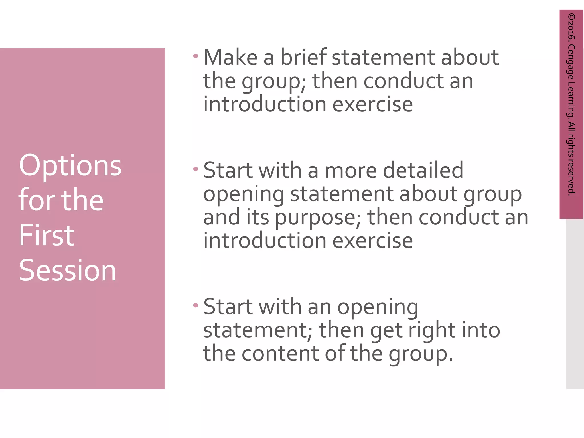 Module 5 beginning of a group | PPTX