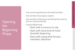 Module 5 beginning of a group | PPTX