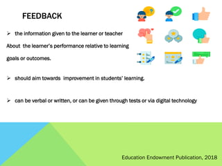 How To Give Feedback After an Assessment | PDF