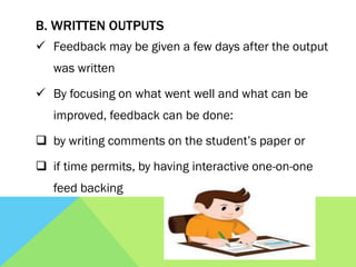 How To Give Feedback After an Assessment | PDF