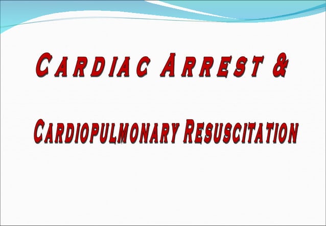 Module 5 Cardiac Arrest | PPT | First Aid | Injuries