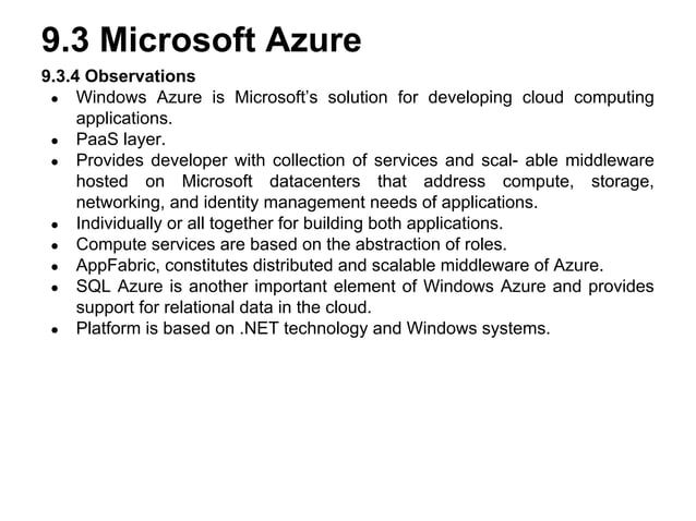 VTU 6th Sem Elective CSE - Module 5 cloud computing | PDF