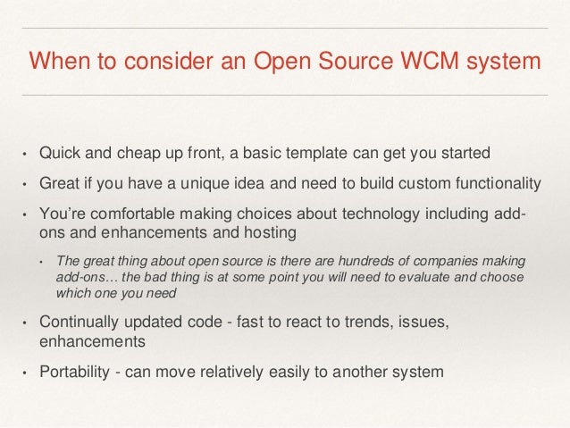 Module 5 Wcm System Comparison