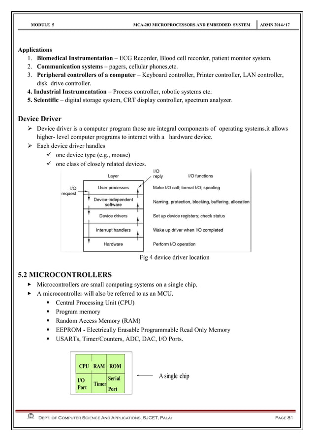 Module 5 embedded systems,8051 | PDF