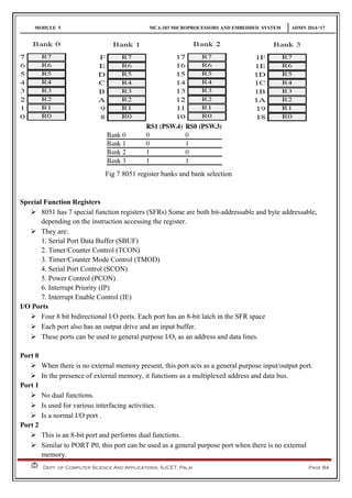 Module 5 embedded systems,8051 | PDF