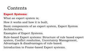 Module 5 - Expert System-in artificial intelligence | PPTX