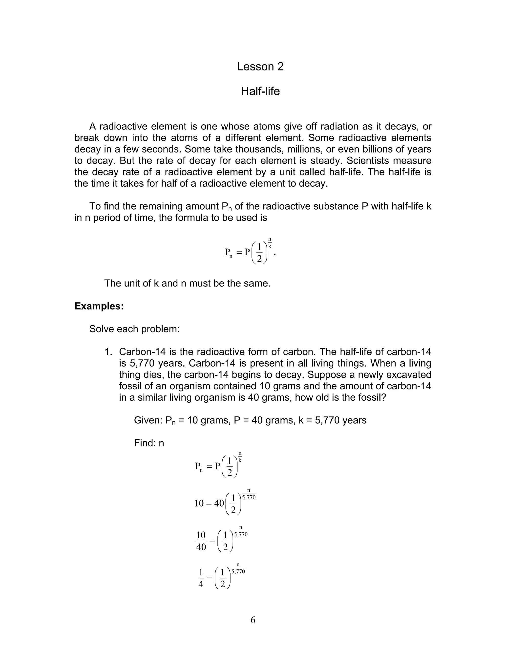 Module 5 exponential functions | PDF