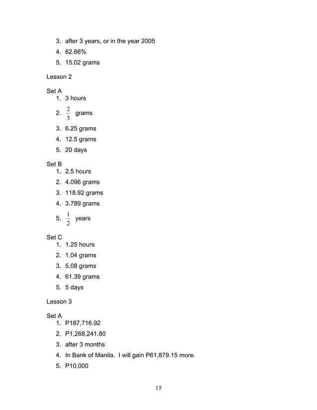 Module 5 exponential functions | PDF