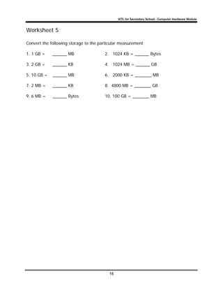 Module5 input output storage devices | PDF