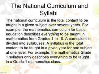 Module 5 - Making a Scheme of Work and a Unit Plan.ppt