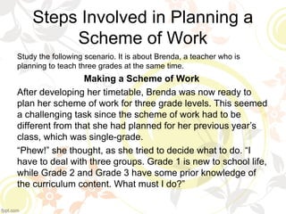 Module 5 - Making a Scheme of Work and a Unit Plan.ppt