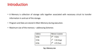 Module5-Memory systemModule5-Memory system | PPT