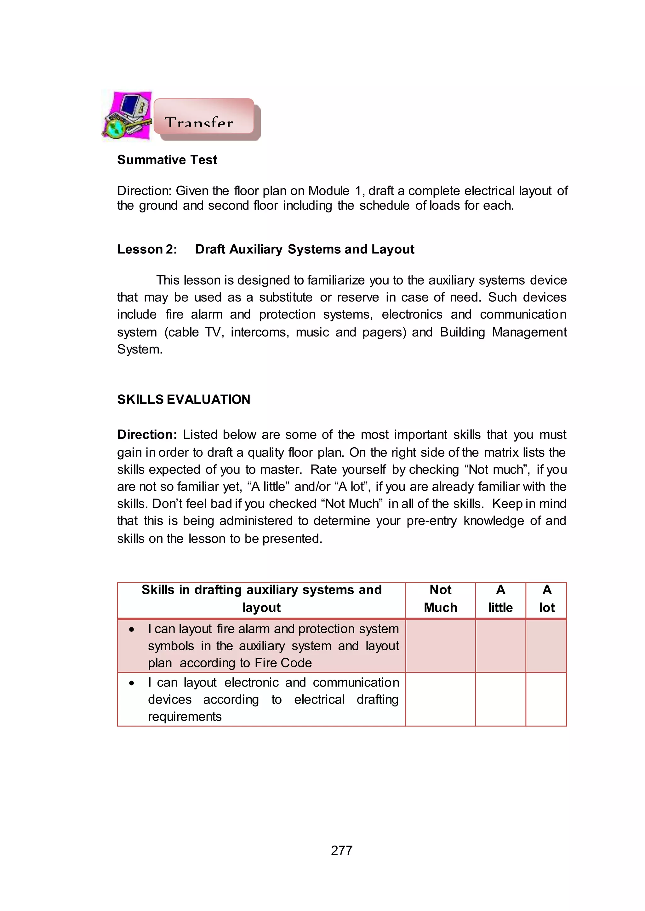 Module 5 module 3 draft electrical and electronic layout and details | DOCX