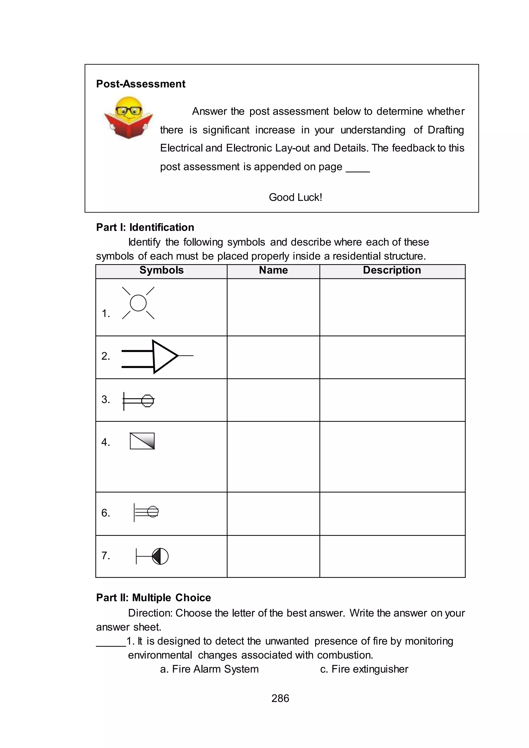 Module 5 module 3 draft electrical and electronic layout and details | DOCX