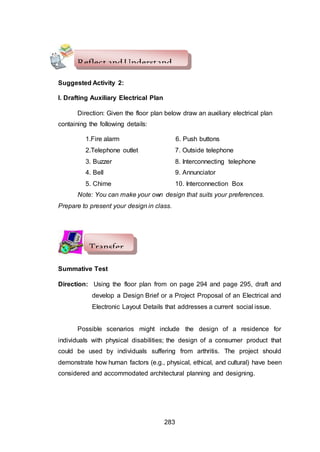 Module 5 module 3 draft electrical and electronic layout and details | DOCX