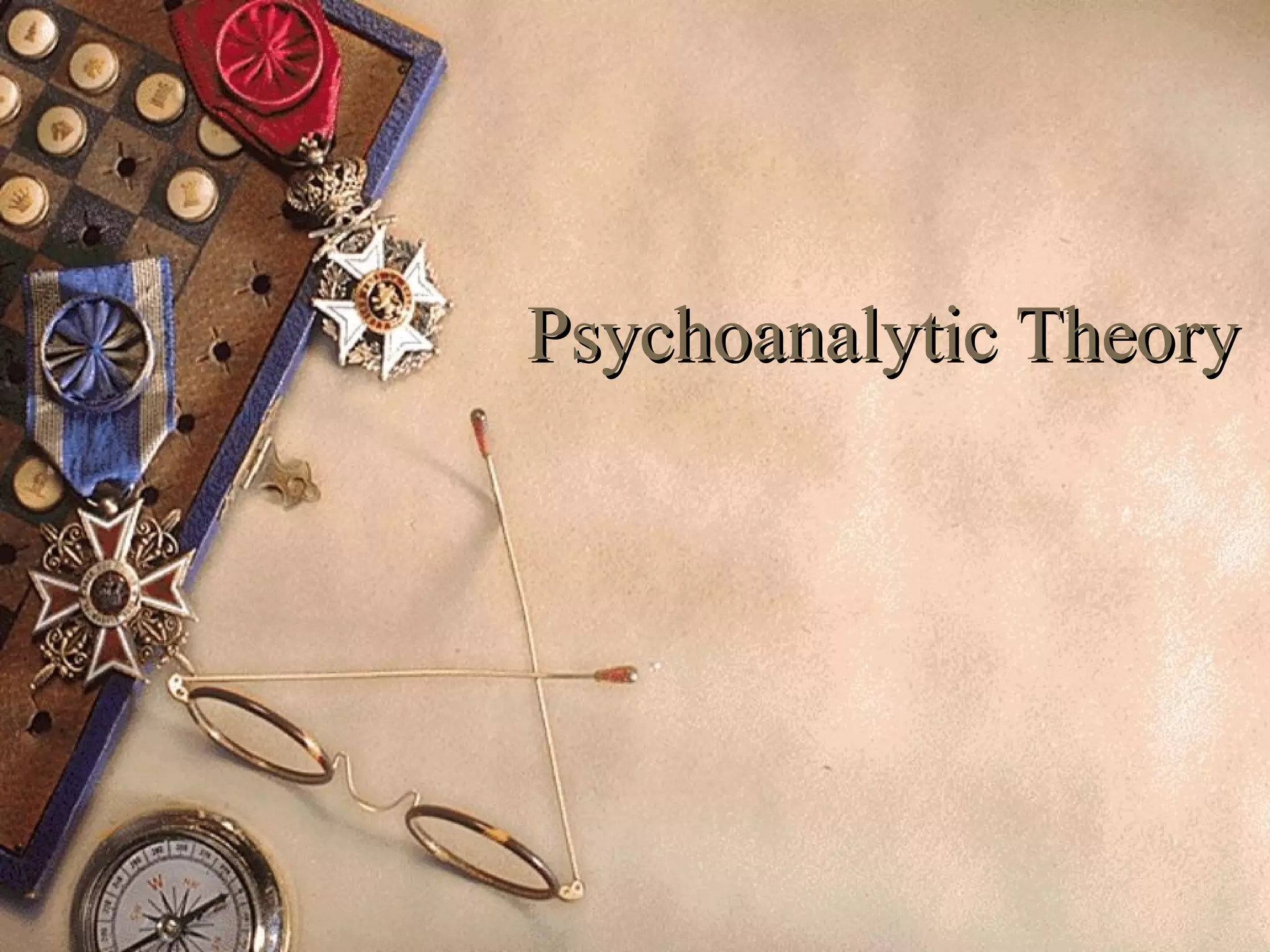 Psychoanalytic Theory | PPT