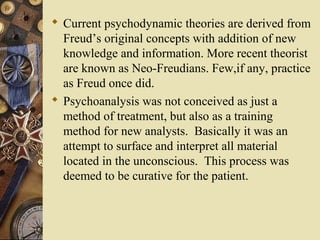 Psychoanalytic Theory | PPT