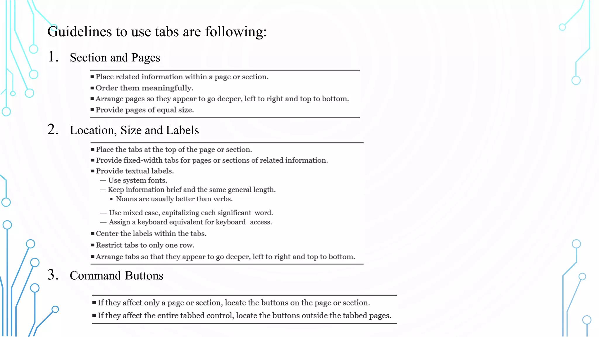 User Interface Design Module 5 screen based controls | PDF