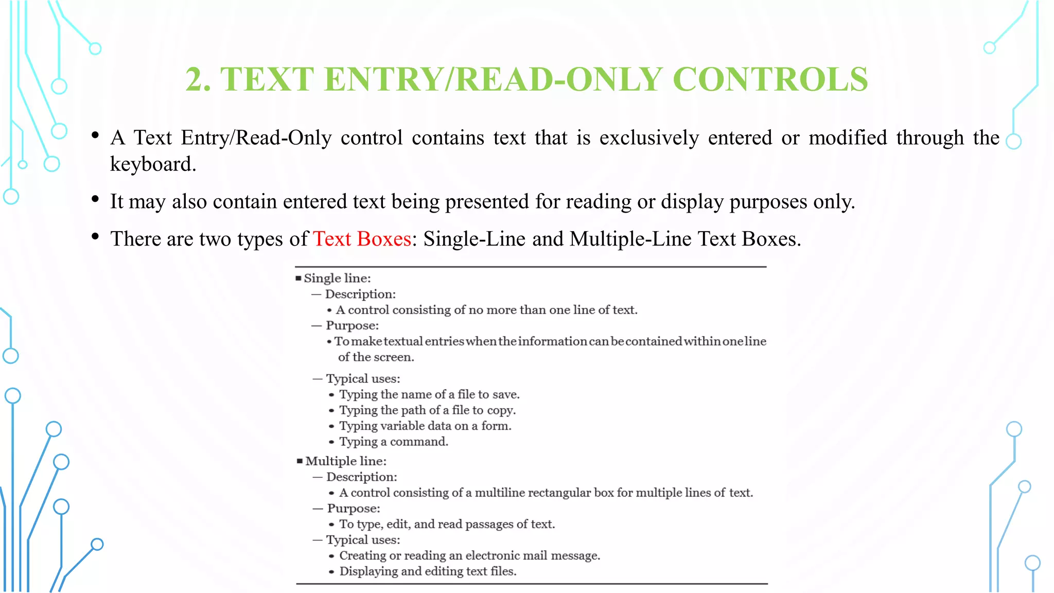 User Interface Design Module 5 screen based controls | PDF