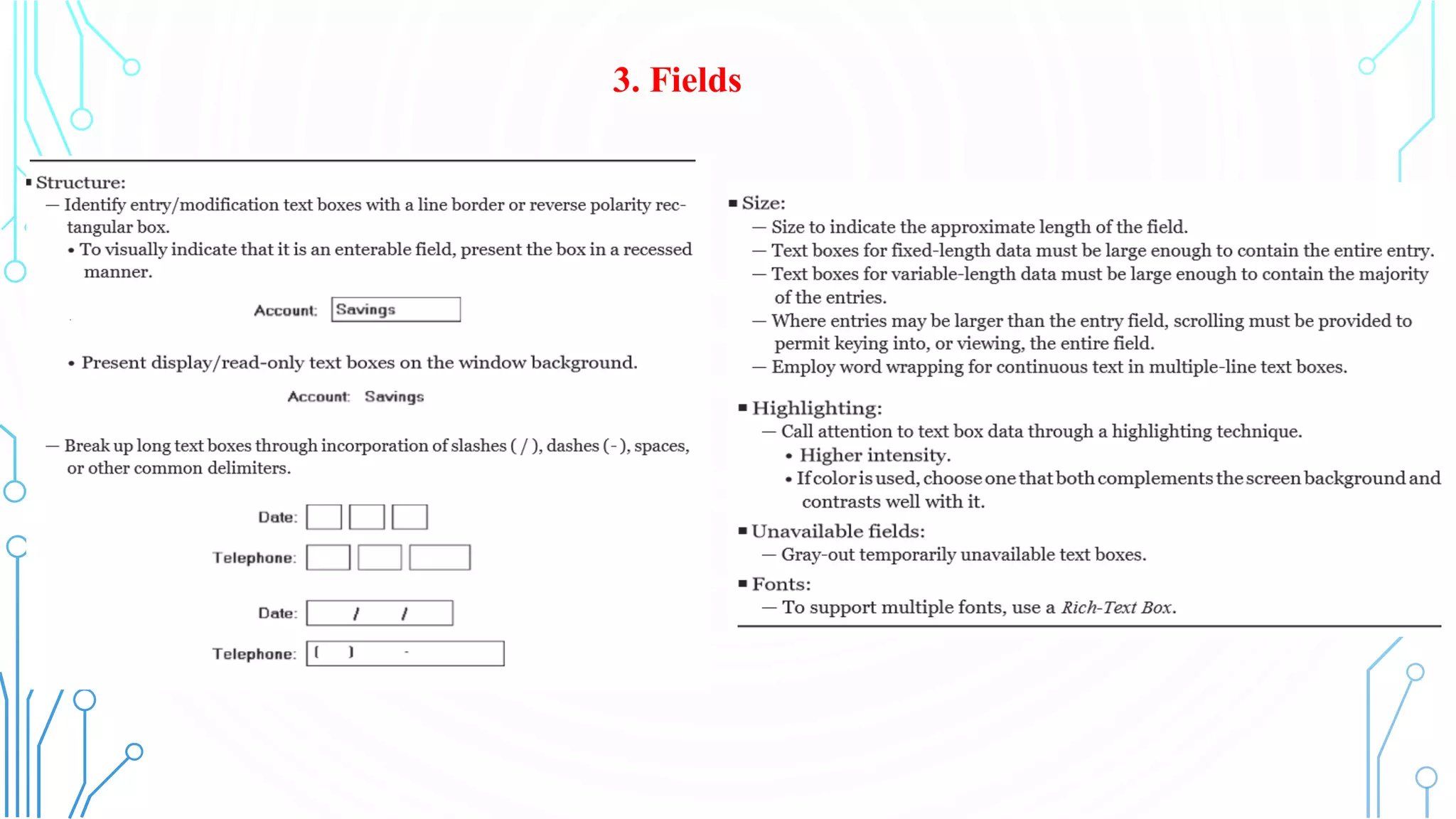 User Interface Design Module 5 screen based controls | PDF