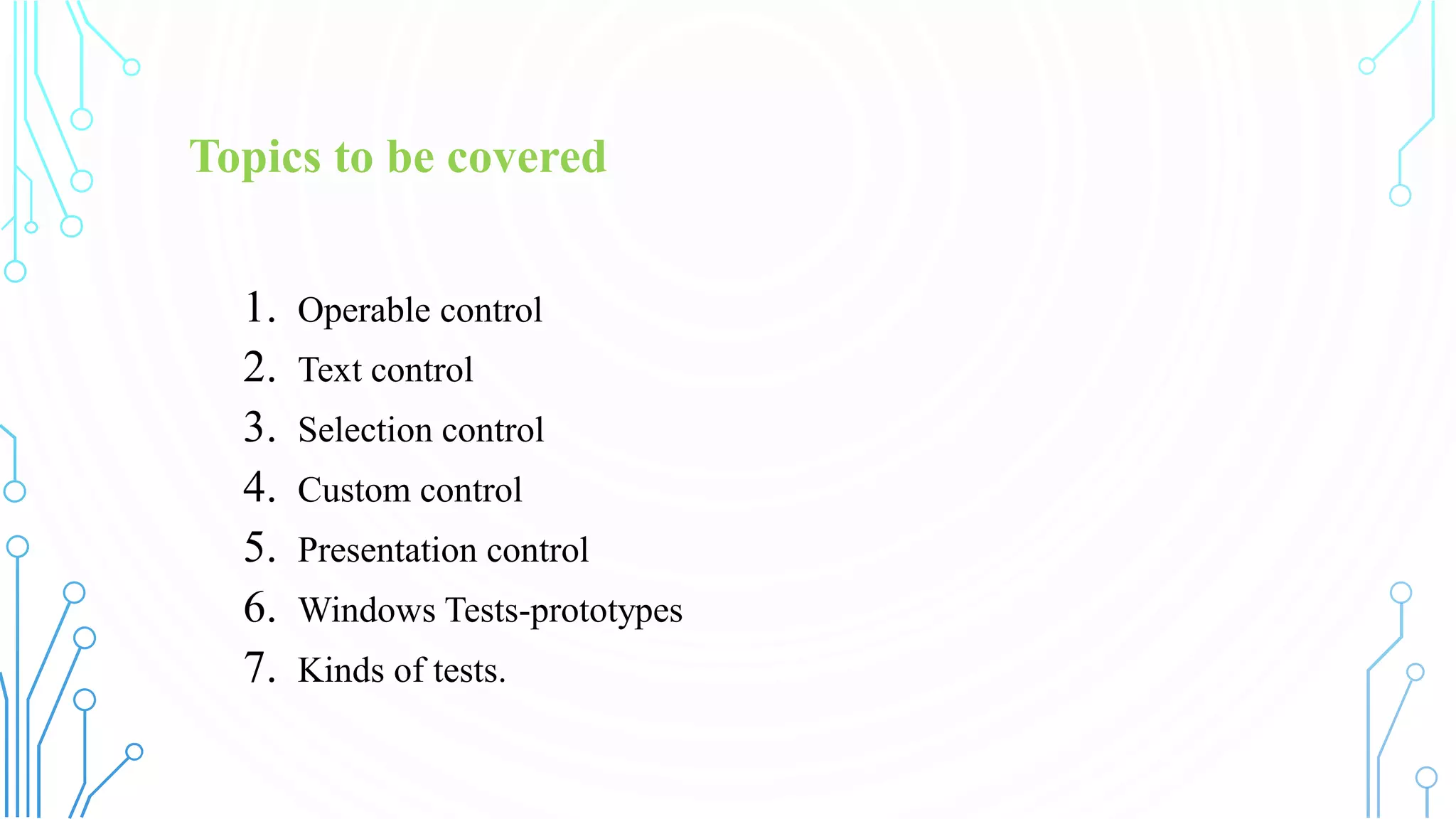 User Interface Design Module 5 screen based controls | PDF