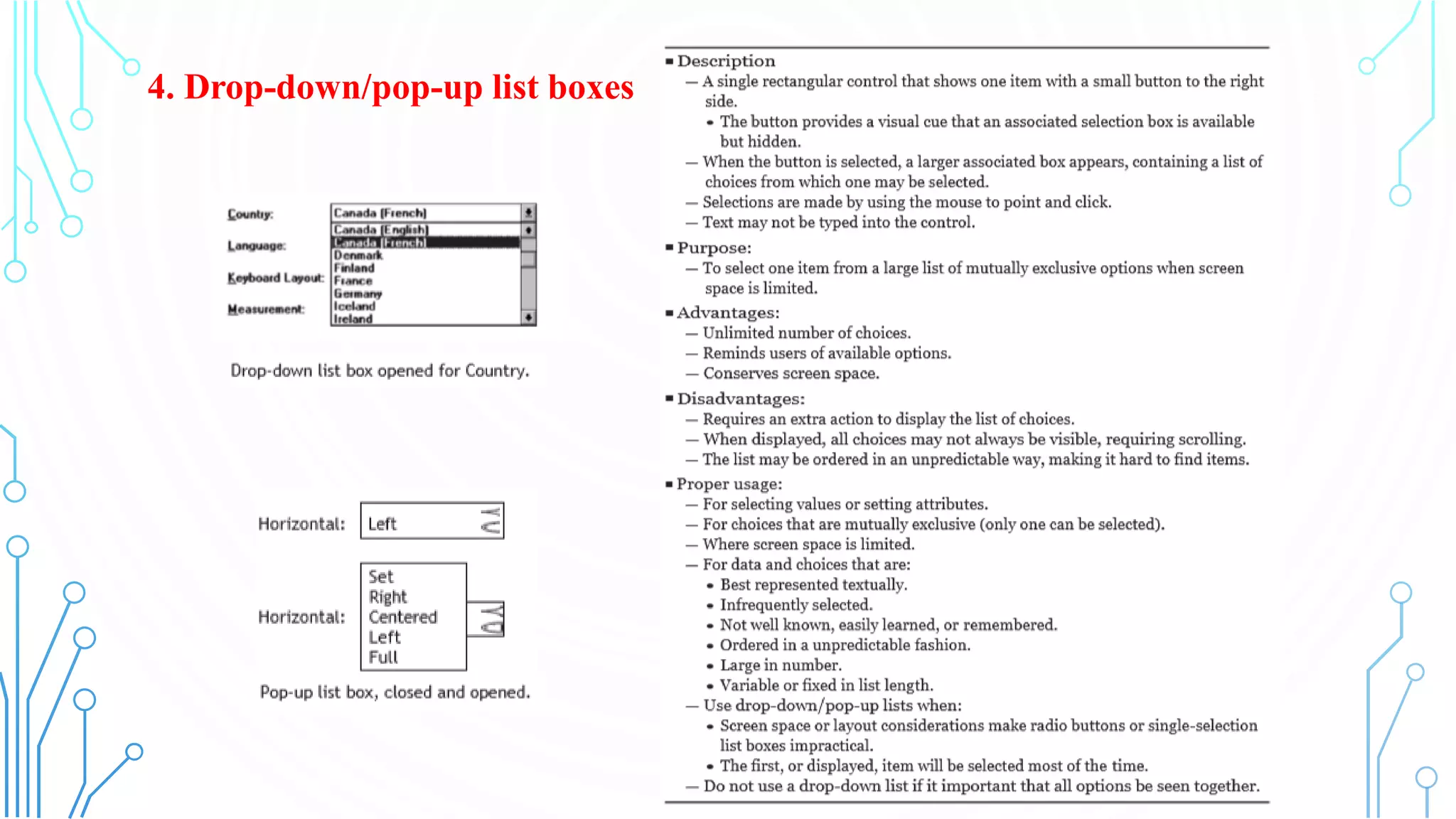 User Interface Design Module 5 screen based controls | PDF
