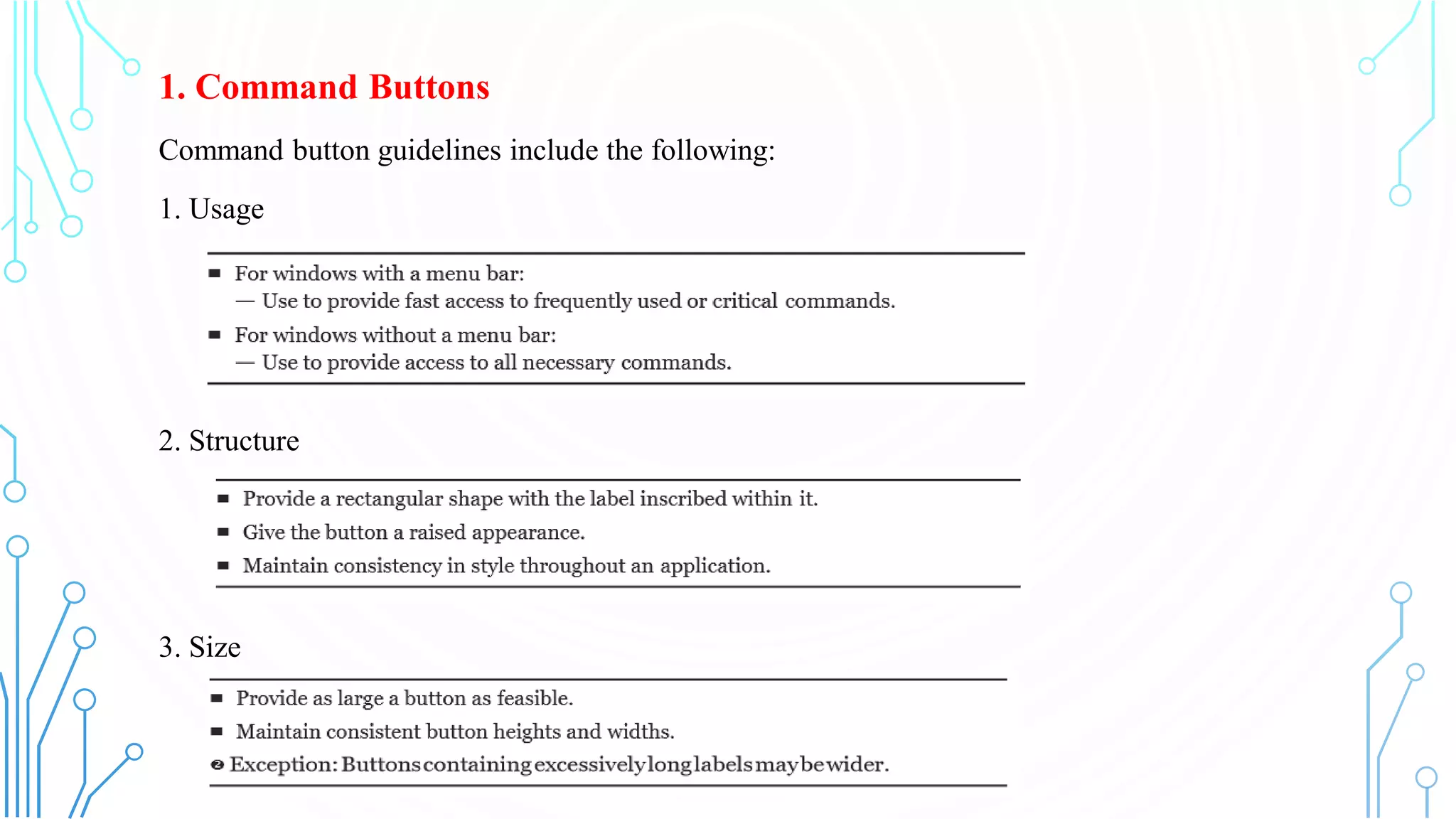 User Interface Design Module 5 screen based controls | PDF
