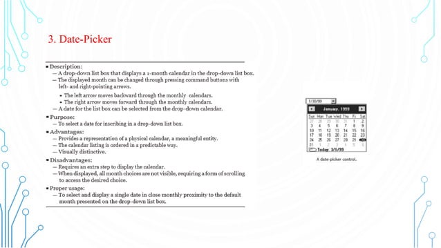 User Interface Design Module 5 screen based controls | PDF